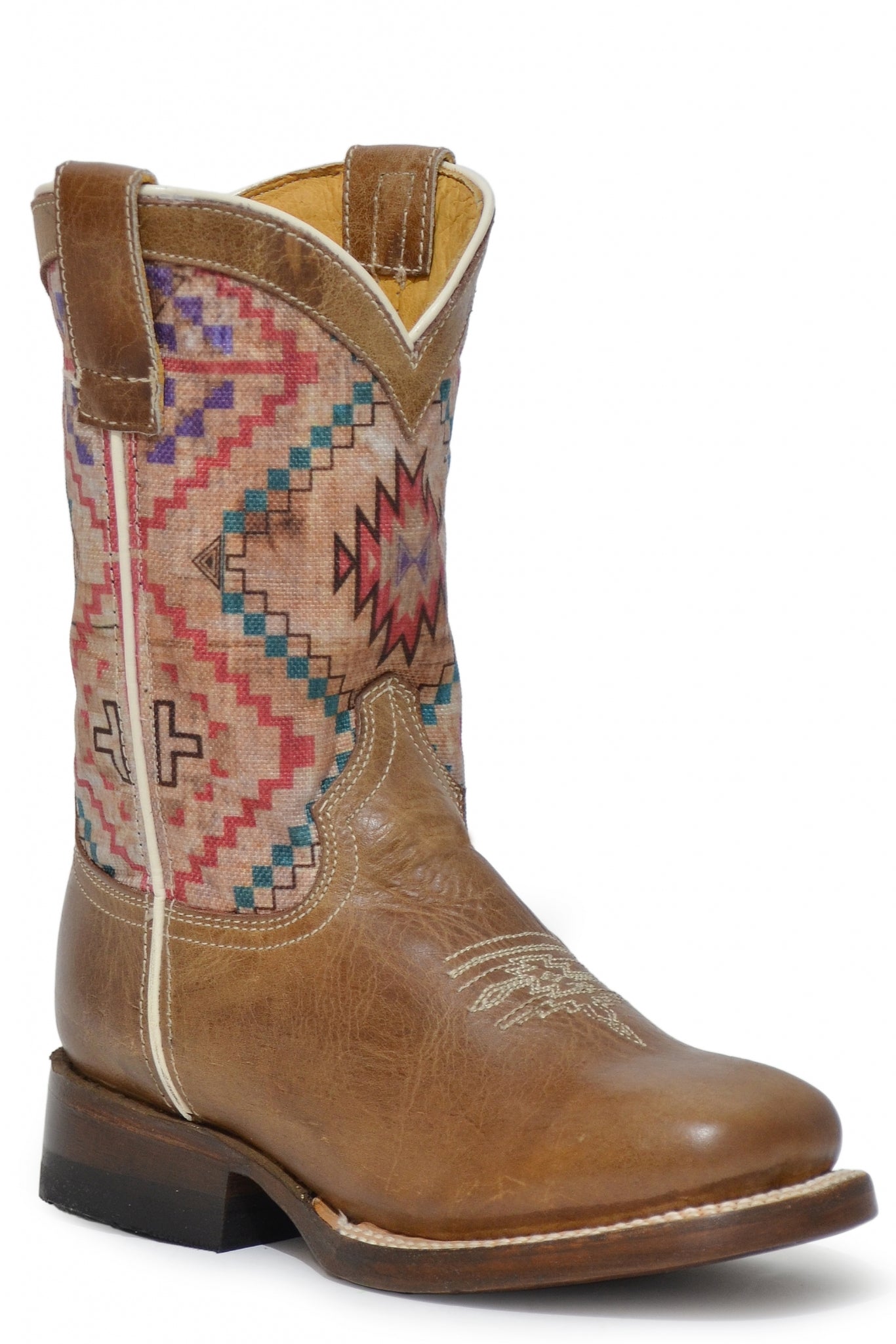 Roper Kids Printed Native Design Western Boots– StateLineTack