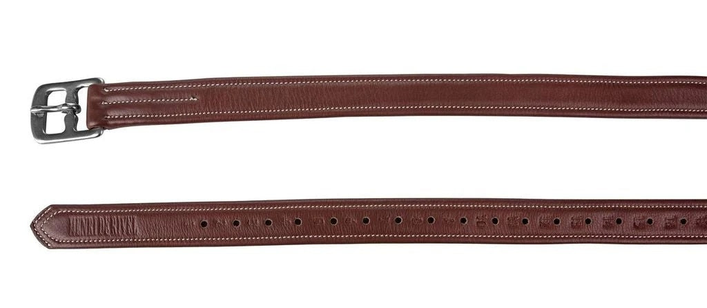 Henri de Rivel Laureate Triple Covered Stirrup Leathers with Flat Buck ...