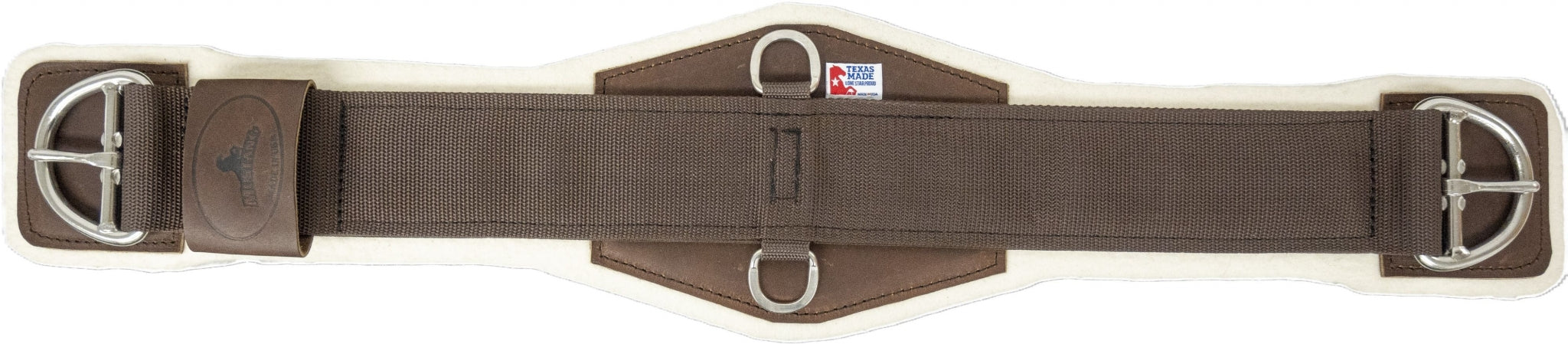 Mustang Roper Pressed Wool Felt Cinch with Fleece– StateLineTack