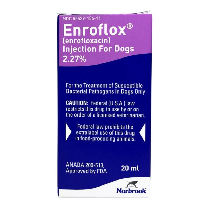 Enroflox Injection for dogs 2.27% 20ml– StateLineTack