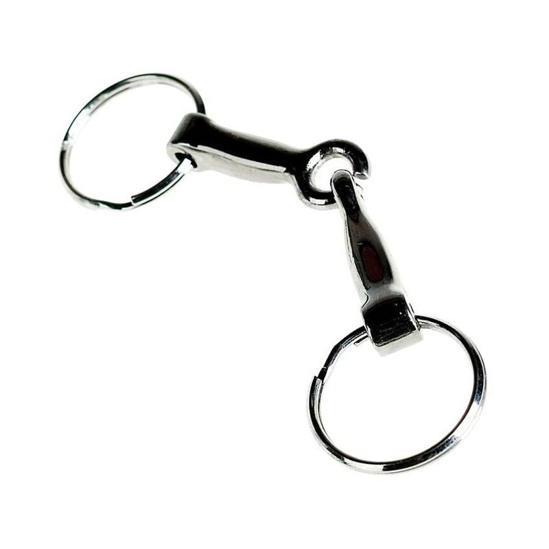 HorZe Snaffle Bit Key Ring 4 Silver– StateLineTack
