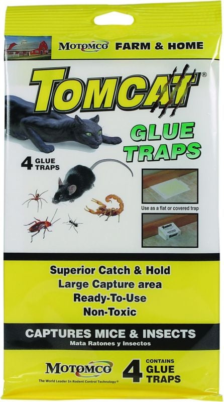 Tomcat Glue Traps For Mice And Insects 4 Pack– StateLineTack