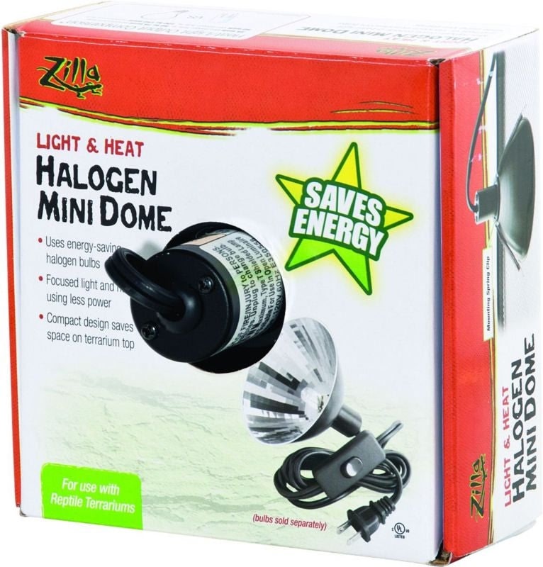 Zilla Light And Heat Halogen Mini Dome Fixture– StateLineTack