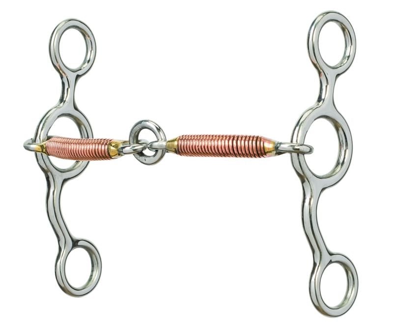 Weaver Bit with Sweet Iron Copper Center Ring 5 SS– StateLineTack