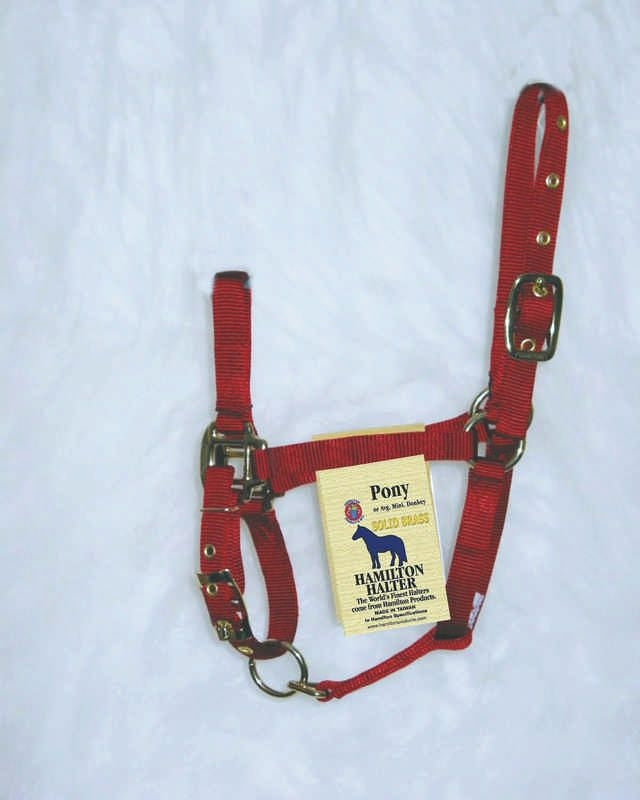 Nylon Chin Halter For Ponies Pony Brn– StateLineTack