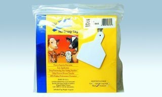 Ztags Blank Cow White– StateLineTack