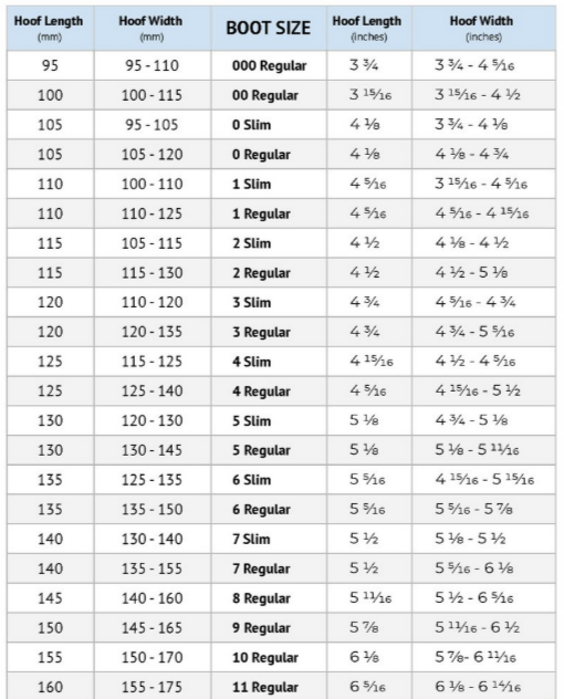 How to Measure Hoof Boots– StateLineTack